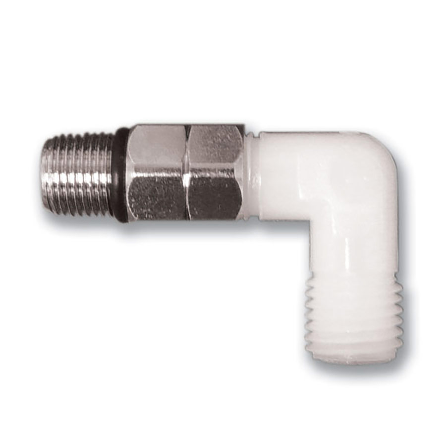 Jaco Style 1/8" x 1/4" Fixed Elbow with Stainless Steel Check Valve ...