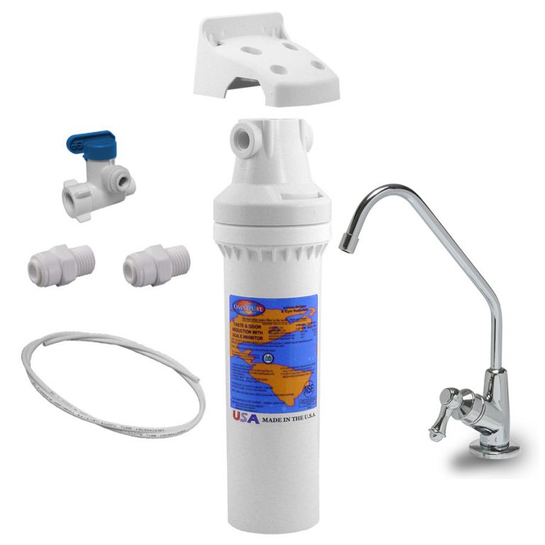 ELF-1-ML Under-sink Filter System w/ Faucet by Omnipure – H2O Distributors