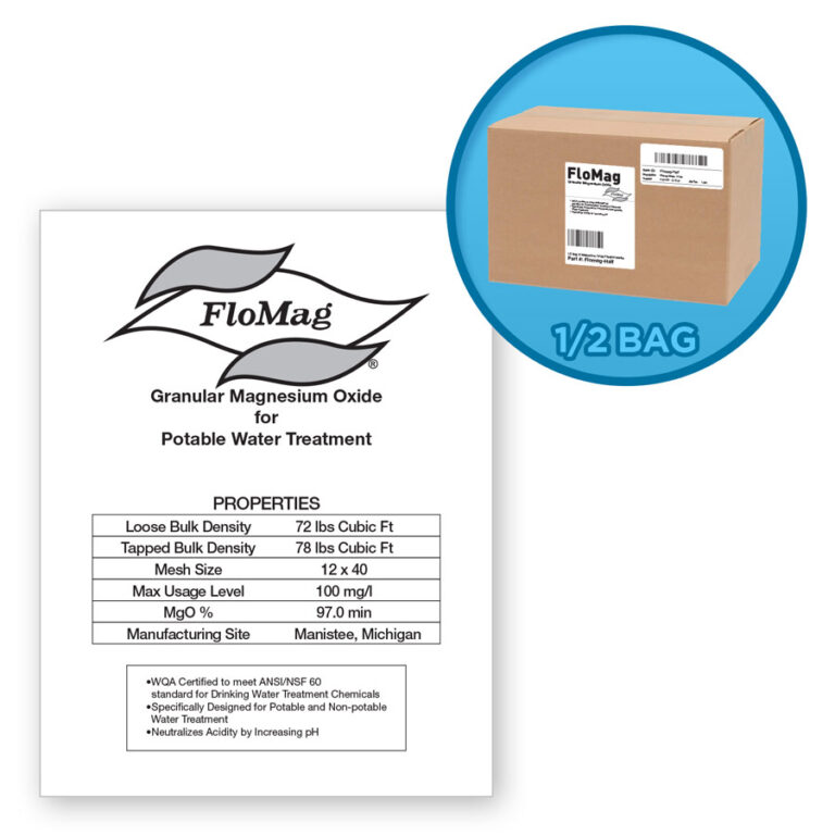 FloMag 25 Lbs. Granular Magnesium Oxide Mineral (1/2 Bag) – H2O ...